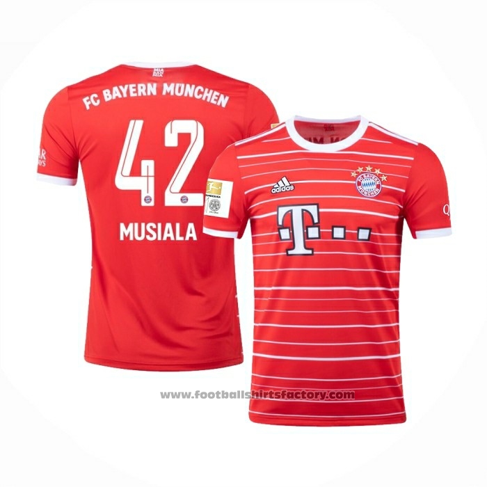 Buy Bayern Munich Player Musiala Home Shirt 2022-2023 at ...