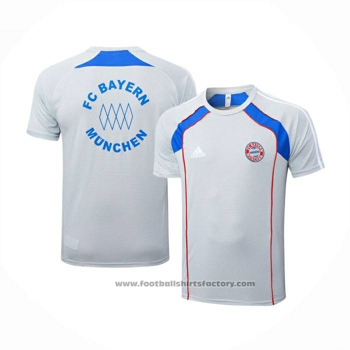 Buy Training Shirt Bayern Munich 2025-2026 Grey at Footballshirtsfactory