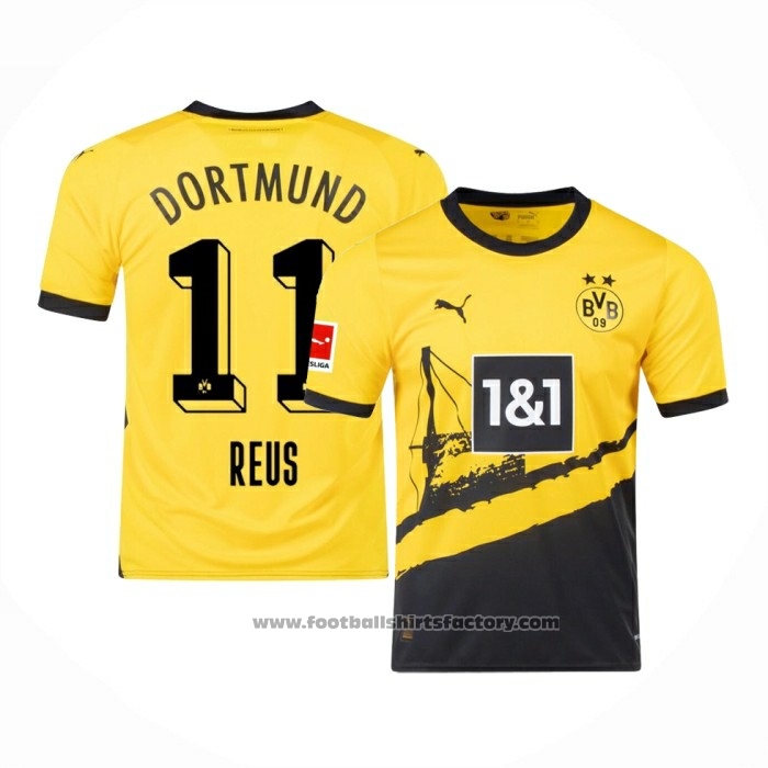 Buy Borussia Dortmund Player Reus Home Shirt 2023-2024 at ...
