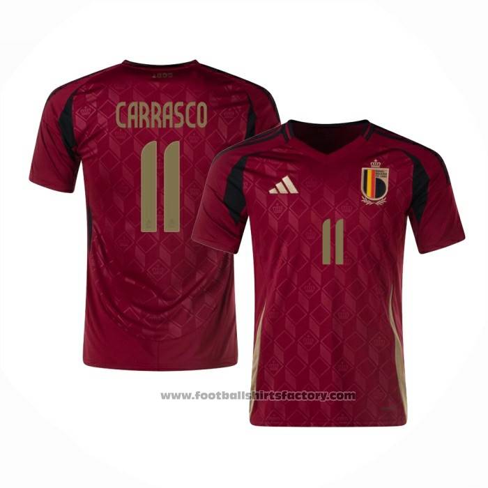 Buy Belgium Player Carrasco Home Shirt 2024 at Footballshirtsfactory