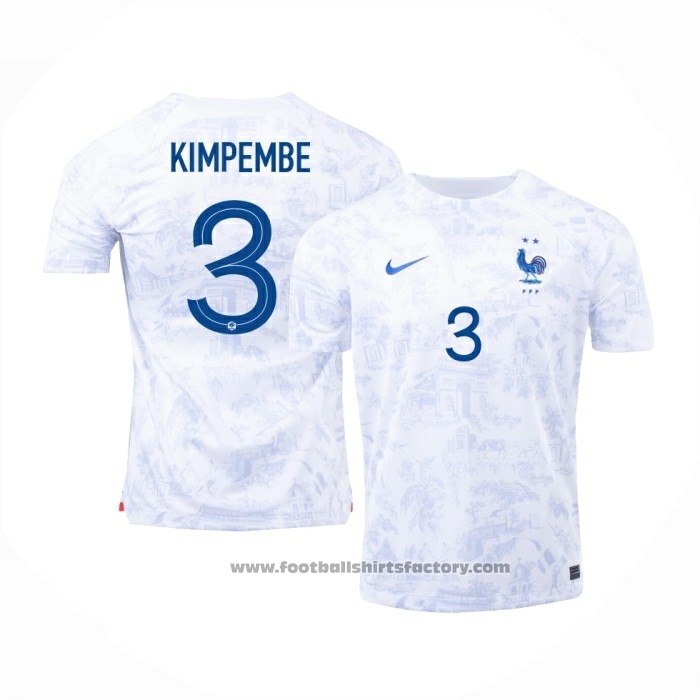 Buy France Player Kimpembe Away Shirt 2022 at Footballshirtsfactory