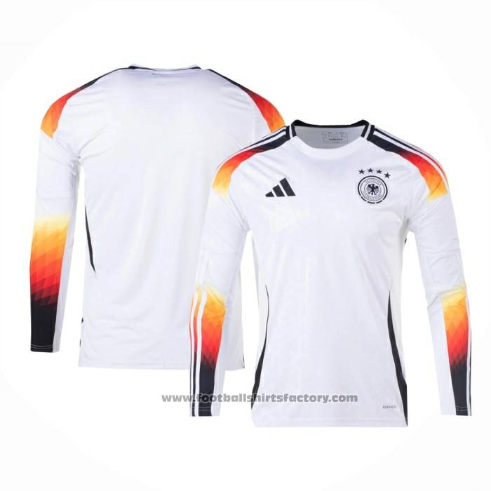 Buy Germany Home Shirt Long Sleeve 2024 at Footballshirtsfactory