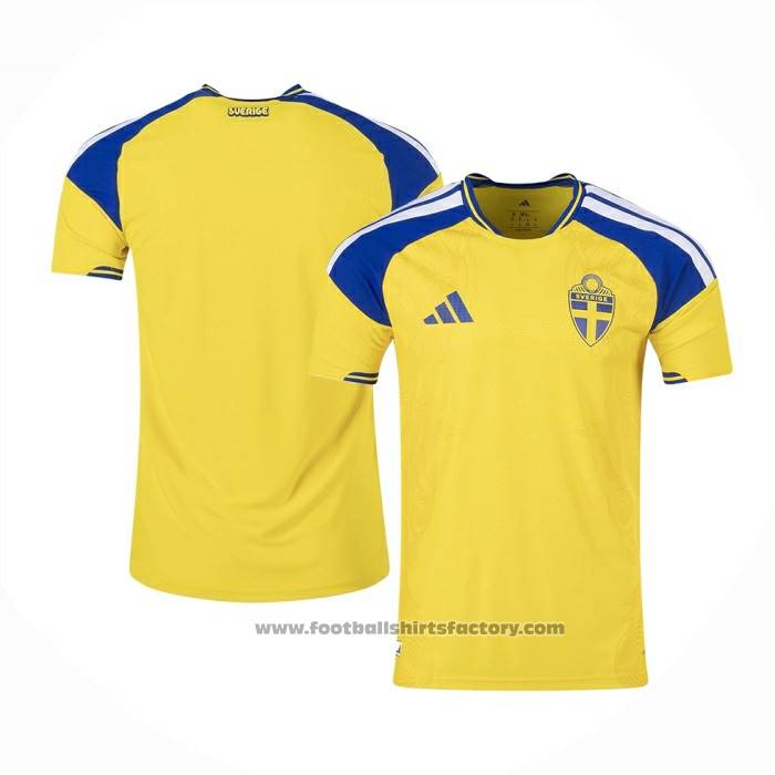 Buy Sweden Home Shirt Authentic 2026 at Footballshirtsfactory