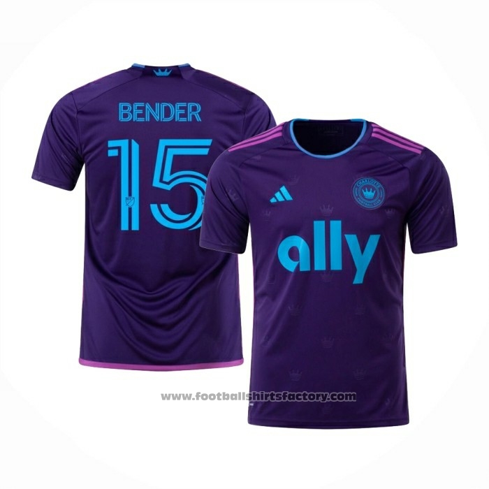 Buy Charlotte FC Player Bender Away Shirt 2023-2024 at ...