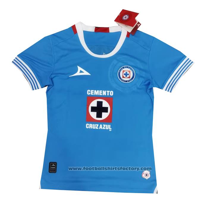 Buy Cruz Azul Home Shirt Womens 2024-2025 at Footballshirtsfactory
