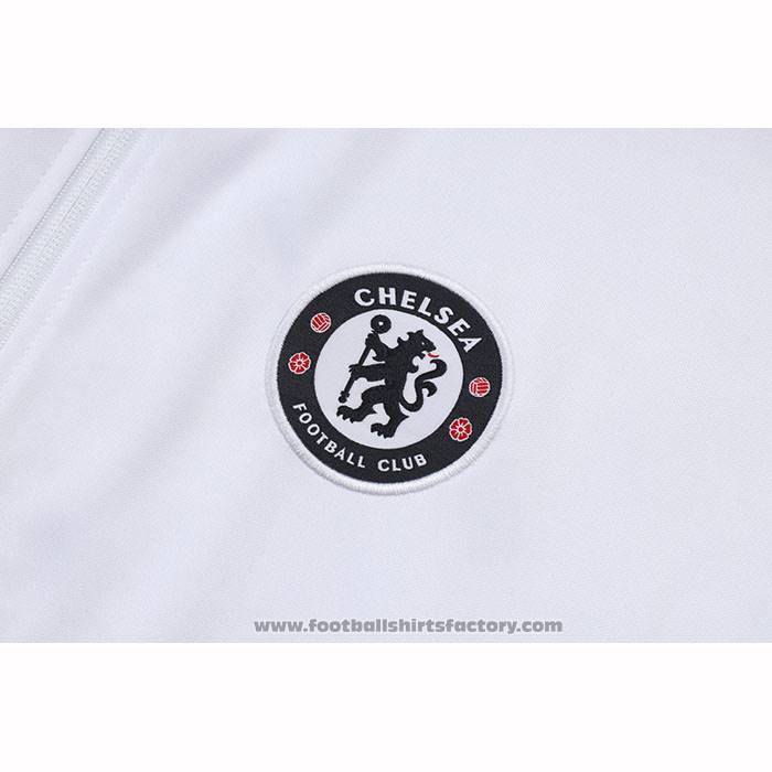 Buy Jacket Chelsea 2025-2026 White at Footballshirtsfactory