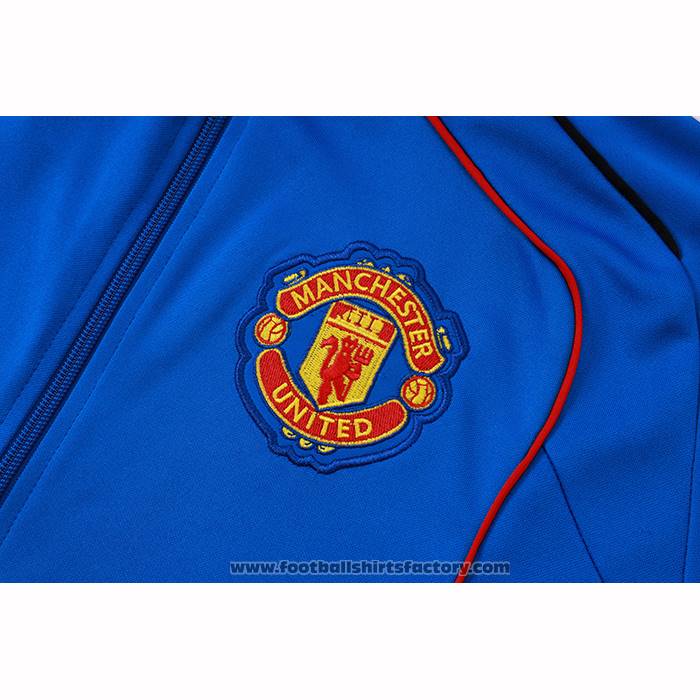 Buy Jacket Manchester United 2025-2026 Blue at Footballshirtsfactory