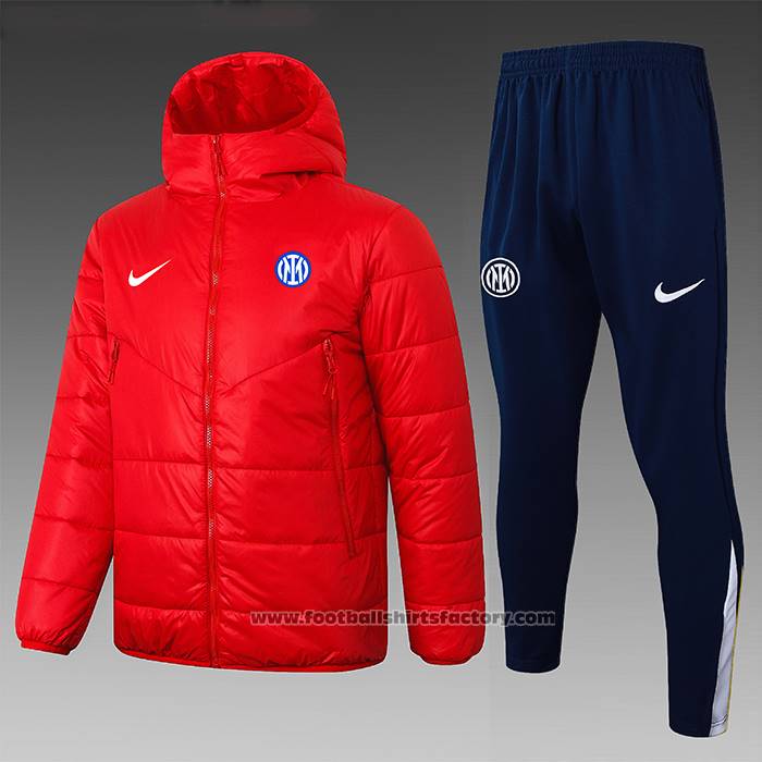 Buy Winter Tracksuit Inter Milan 2025-2026 Red at Footballshirtsfactory